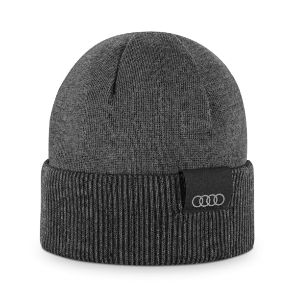 Audi Inside out beanie, black-grey - Audi NZ